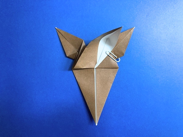 折り紙 イーブイ（ポケモン）の簡単な作り方～How to make an easy origami Eevee（Pokemon）～｜簡単折り紙教室